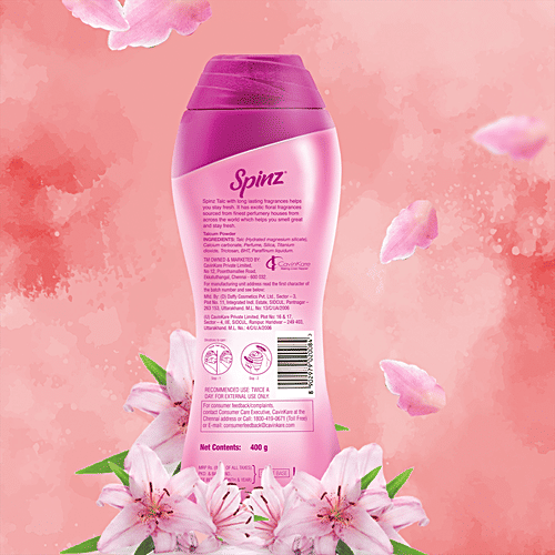 Buy Spinz Talcum Powder Exotic 400 Gm Online at the Best Price of Rs ...