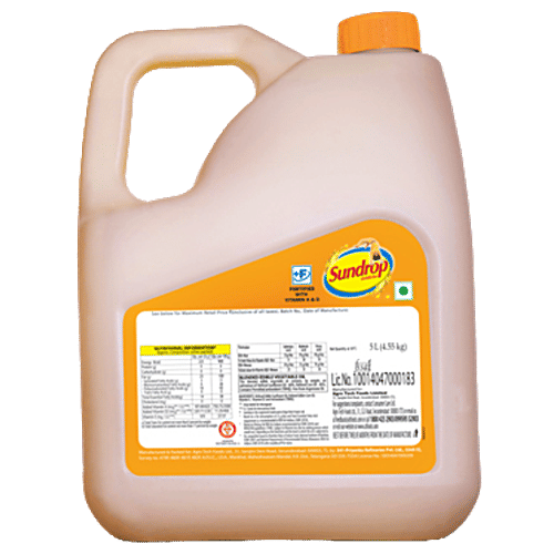 Buy Sundrop Oil Goldlite 5 Ltr Can Online At Best Price of Rs 1265.03 ...