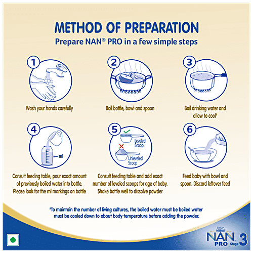 Buy Nestle Nan Pro Stage 3 400 Gm Carton Online At Best Price of Rs 785 ...