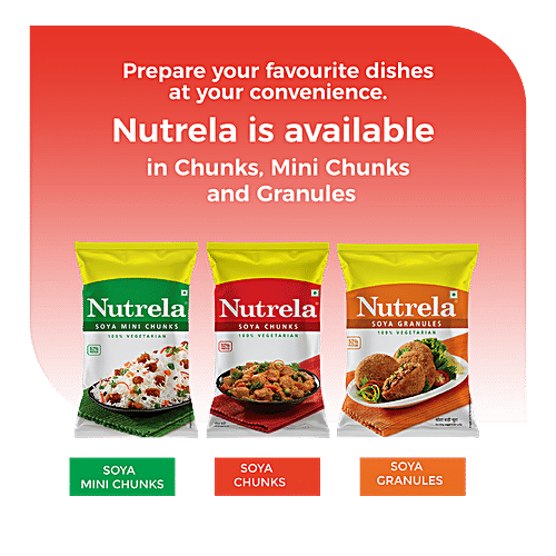 Buy Nutrela Soya Chunks 1 Kg Pouch Online At Best Price of Rs 160 ...