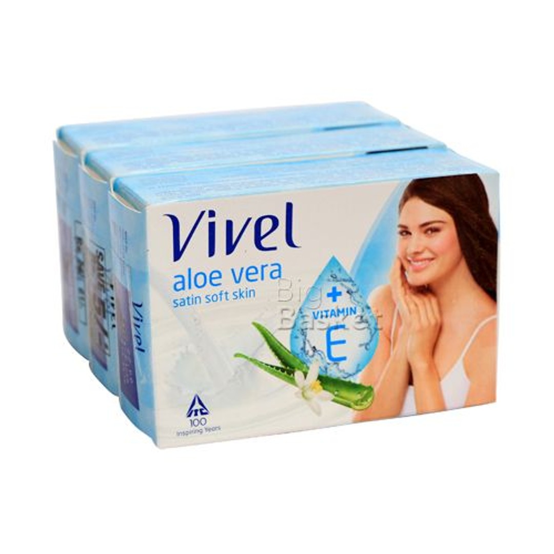 Buy Vivel Bathing Soap - Aloe Vera 100 gm (Pack of 3) Online at Best ...
