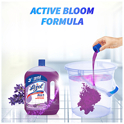 Buy Lizol Disinfectant Surface Cleaner Lavender 2 Ltr Online At Best ...