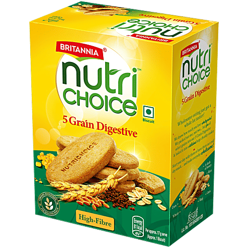 Buy Britannia Nutri Choice 5 Grain Biscuits 200 Gm Carton Online At ...