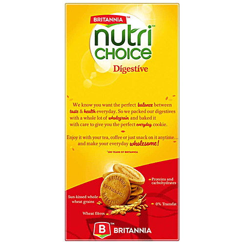 Buy Britannia Nutri Choice Hi Fibre Digestive Biscuits 250 Gm Carton ...
