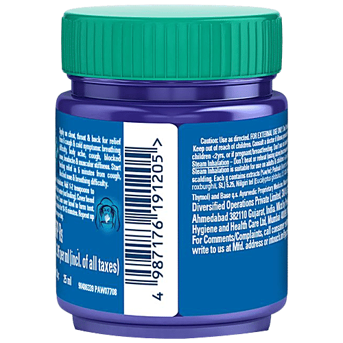 Buy Vicks Vaporub 25 Gm Online At Best Price of Rs 99 - bigbasket