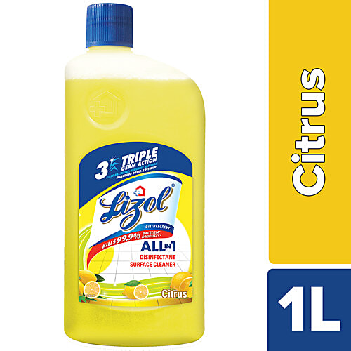 Buy Lizol Disinfectant Surface Cleaner Citrus 975 Ml Online At Best ...