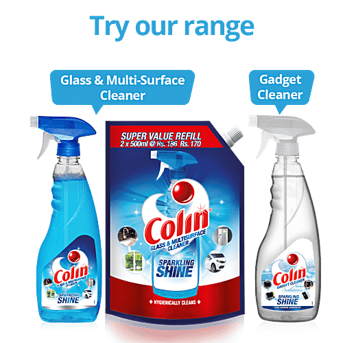 Buy Colin Cleaner - Glass And Household (Ultra Shine Formula) 500 ml ...