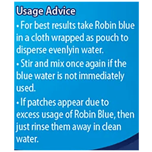 Buy Robin After Wash - Powder Blue 100 gm Online at Best Price. of Rs ...