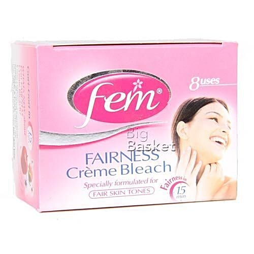 Buy Fem Fairness Cream Bleach 648 Gm Carton Online at the Best Price of ...