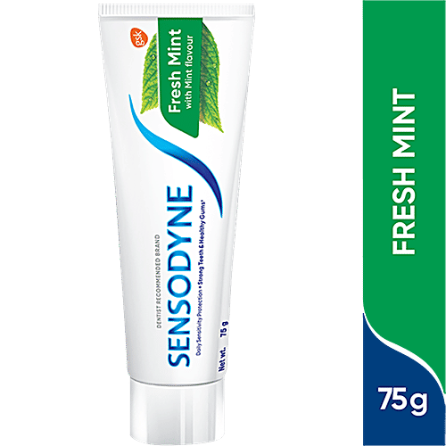 Buy Sensodyne Sensitive Toothpaste Fresh Mint 70 Gm Online At Best Price of Rs 125 - bigbasket