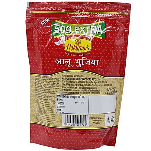 Buy Haldirams Namkeen Aloo Bhujia 400 Gm Pouch Online At Best Price - bigbasket