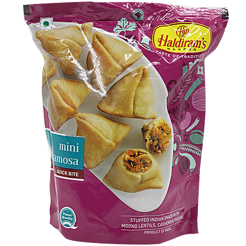 Buy Haldirams Namkeen Mini Samosa 200 Gm Pouch Online At Best Price of ...