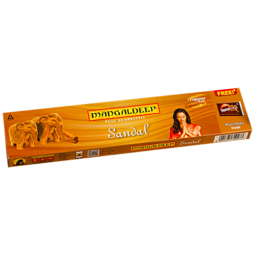 Buy Mangaldeep Sandal Agarbatti Sticks 82 Pcs Online At Best Price of ...