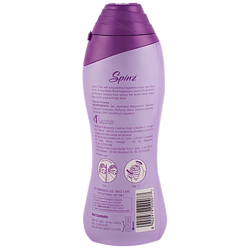 Buy Spinz Talcum Powder Enchante 100 Gm Online at the Best Price of Rs ...