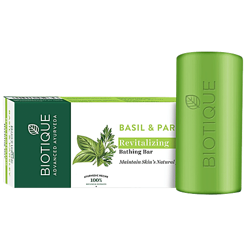 Buy Biotique Basil And Parsley Soap 150 Gm Carton Online at the Best ...