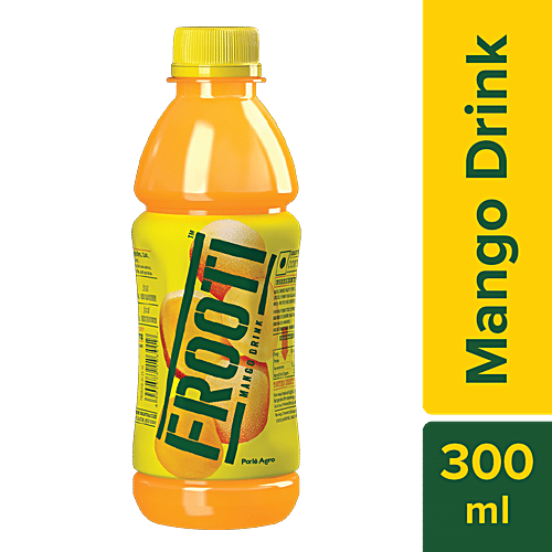 Buy Frooti Drink Fresh N Juicy Mango 300 Ml Bottle Online at the Best ...