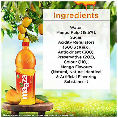 Buy Maaza Juice Mango 12 L Online at the Best Price of Rs 70 - bigbasket