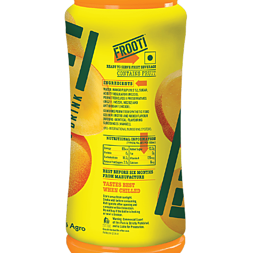 Buy Frooti Drink Fresh N Juicy Mango 12 L Bottle Online at the Best ...