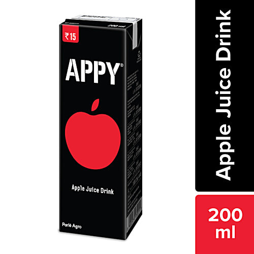 Buy Appy Apple Juice Drink Classic 200 Ml Carton Online at the Best ...