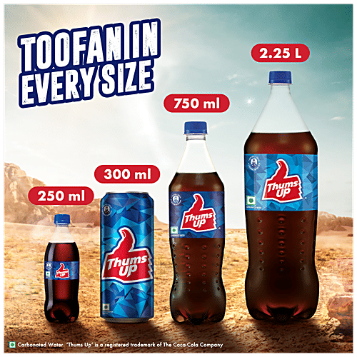 Buy Thums Up Soft Drink 125 L Online At Best Price of Rs 65 - bigbasket