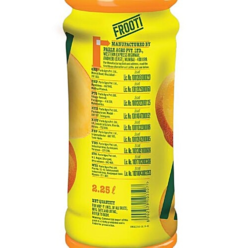 Buy Frooti Drink Fresh N Juicy Mango 2 L Bottle Online at the Best ...