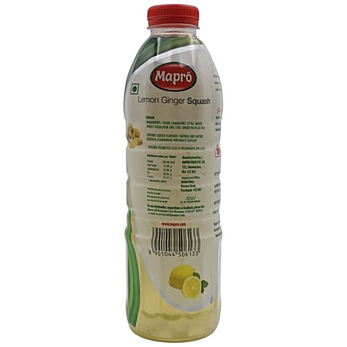 Buy Mapro Squash Restore Lemon Ginger 1 L Bottle Online at the Best ...
