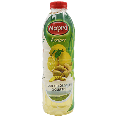 Buy Mapro Squash Restore Lemon Ginger 1 L Bottle Online at the Best ...