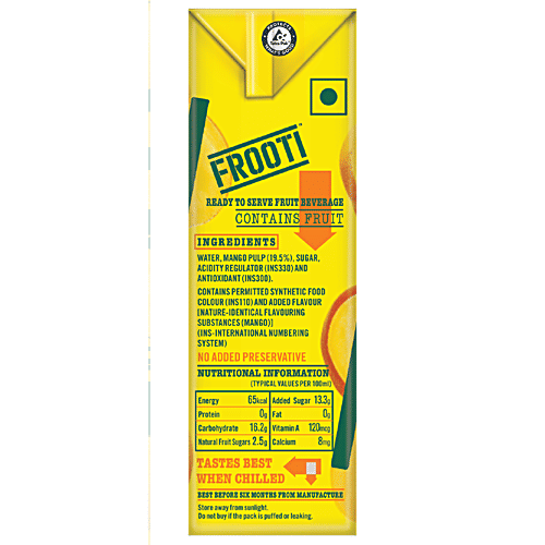 Buy Frooti Drink Fresh N Juicy Mango 200 Ml Online At Best Price ...