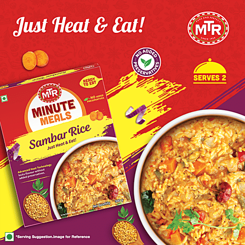 Buy Mtr Ready To Eat Sambar Rice 300 Gm Carton Online At Best Price of ...
