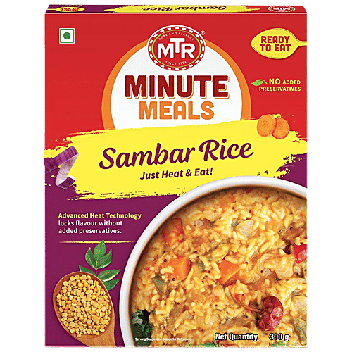 Buy Mtr Ready To Eat Sambar Rice 300 Gm Carton Online At Best Price of ...