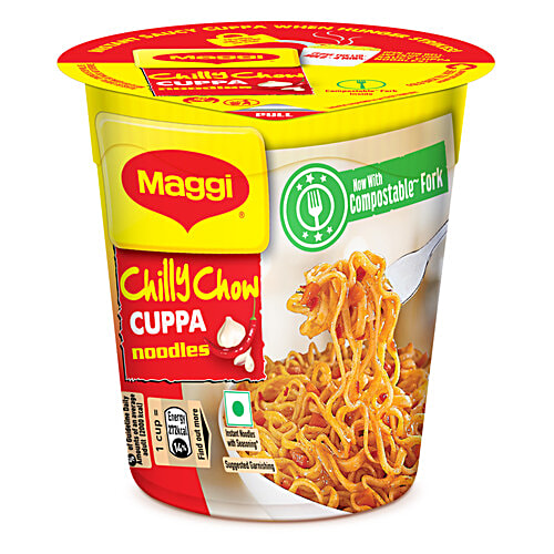 Buy Maggi Instant Noodles Cuppa Mania Chilly Chow 70 Gm Cup Online At ...