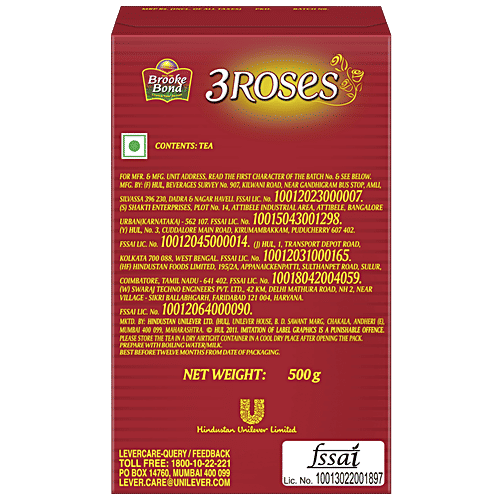 Buy 3 Roses Dust Tea 500 Gm Carton Online at the Best Price of Rs 351 ...