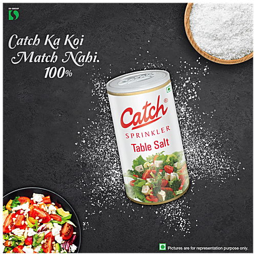 Buy Catch Table Salt Iodized 200 Gm Tin Online At Best Price of Rs 45 ...
