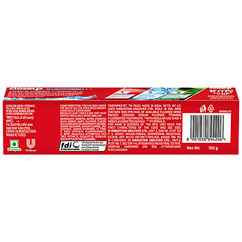 Buy Close Up Ever Fresh Red Hot Gel Toothpaste 150 Gm Online At Best ...