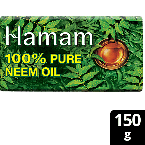 Buy Hamam Soap Bar Neem Tulsi And Aloevera 150 Gm Online At Best Price ...