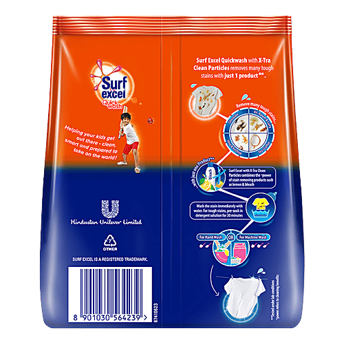 Buy Surf Excel Quick Wash Detergent Powder 500 Gm Online At Best Price ...