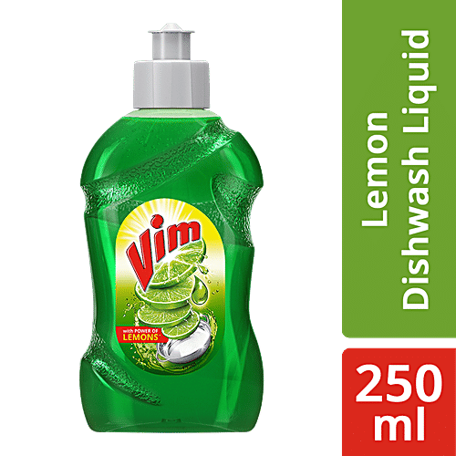 Buy Vim Dishwash Liquid Lime 250 Ml Online At Best Price of Rs 65 ...