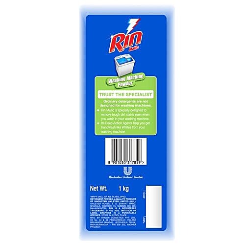 Buy Rin Rin Matic Detergent Powder 1 Kg Online At Best Price - bigbasket