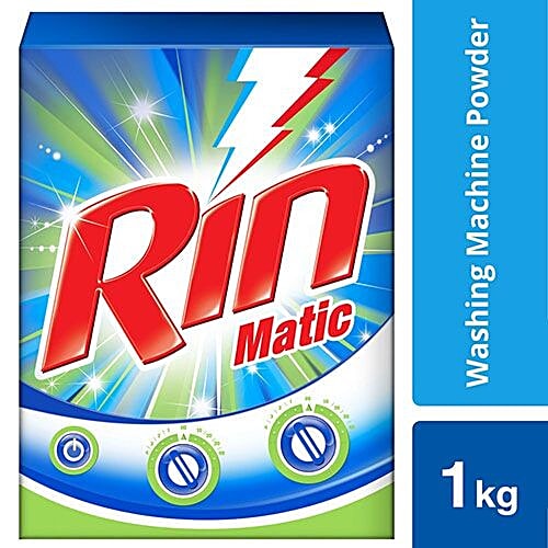 Buy Rin Rin Matic Detergent Powder 1 Kg Online At Best Price of Rs 115 ...