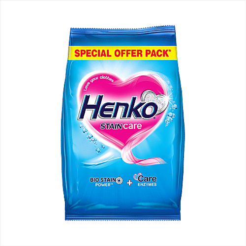 Buy Henko Detergent Powder - Stain Champion 1 kg Online at Best Price ...