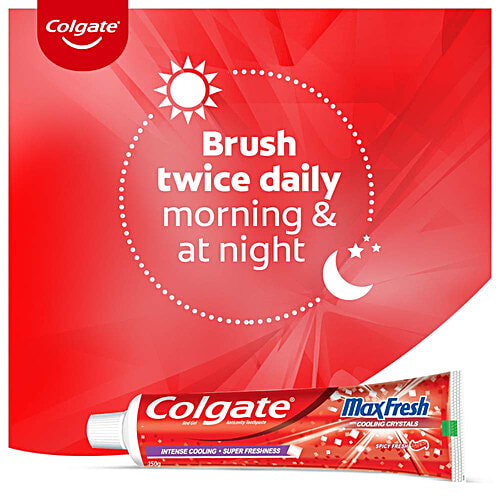 Buy Colgate Toothpaste Maxfresh Spicy Red Gel 300 Gm Online At Best ...