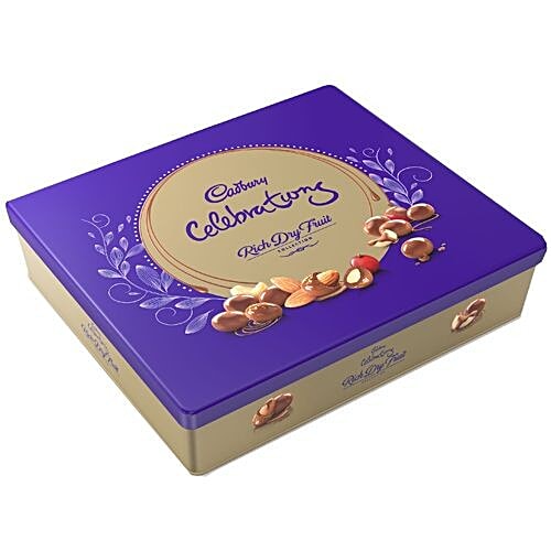 Buy Cadbury Celebration Rich Dry Fruits Chocolates Collection Tin Gift ...