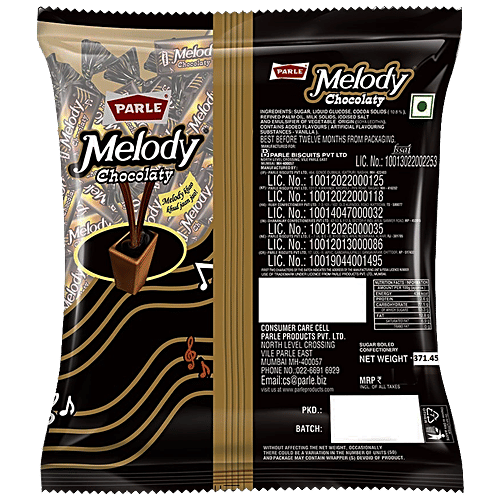Buy Parle Candy Melody Chocolaty 391 Gm Pouch Online At Best Price of ...