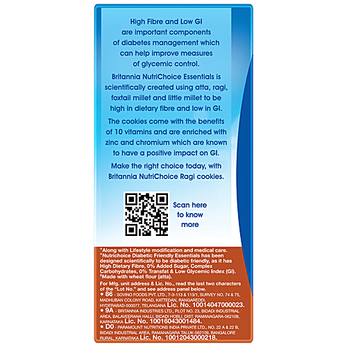 Buy Britannia Nutri Choice Cookies Ragi 150 Gm Carton Online At Best ...