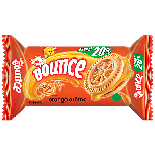 Buy Sunfeast Bounce Biscuits - Orange Creme Cookies 50 Gm Online at the ...