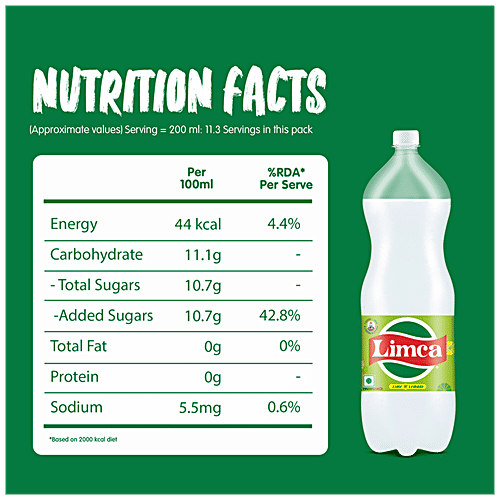 Buy Limca Soft Drink Lemon Flavour 225 L Online at the Best Price of Rs ...