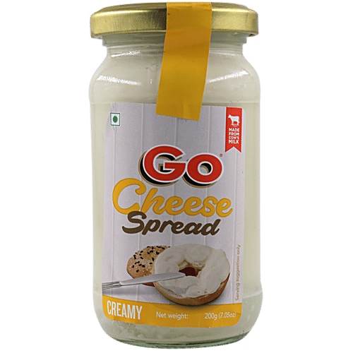 Buy Gowardhan Cheese Spread Creamy 200 Gm Bottle Online at the Best ...