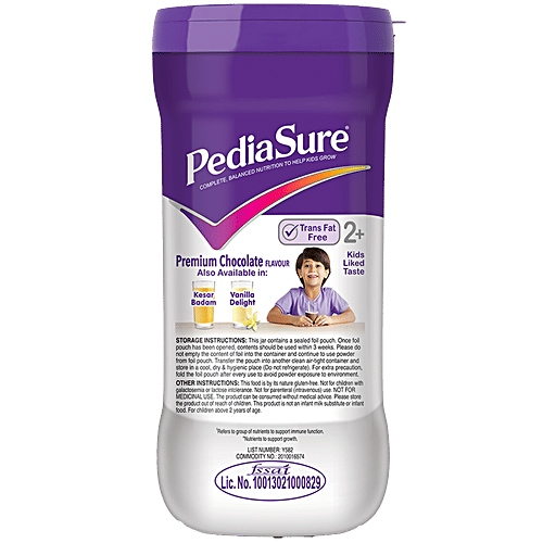Buy Pediasure Nutritional Powder Premium Chocolate 400 Gm Jar Online At ...