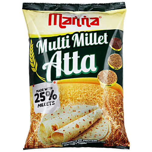 Buy Manna Multi Millet Atta 1 Kg Pouch Online At Best Price of Rs 114. ...