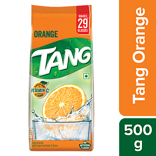 Buy Tang Instant Drink Mix Orange 500 Gm Pouch Online At Best Price of ...